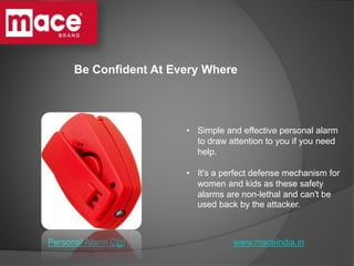 Personal safety alarm | PPTX