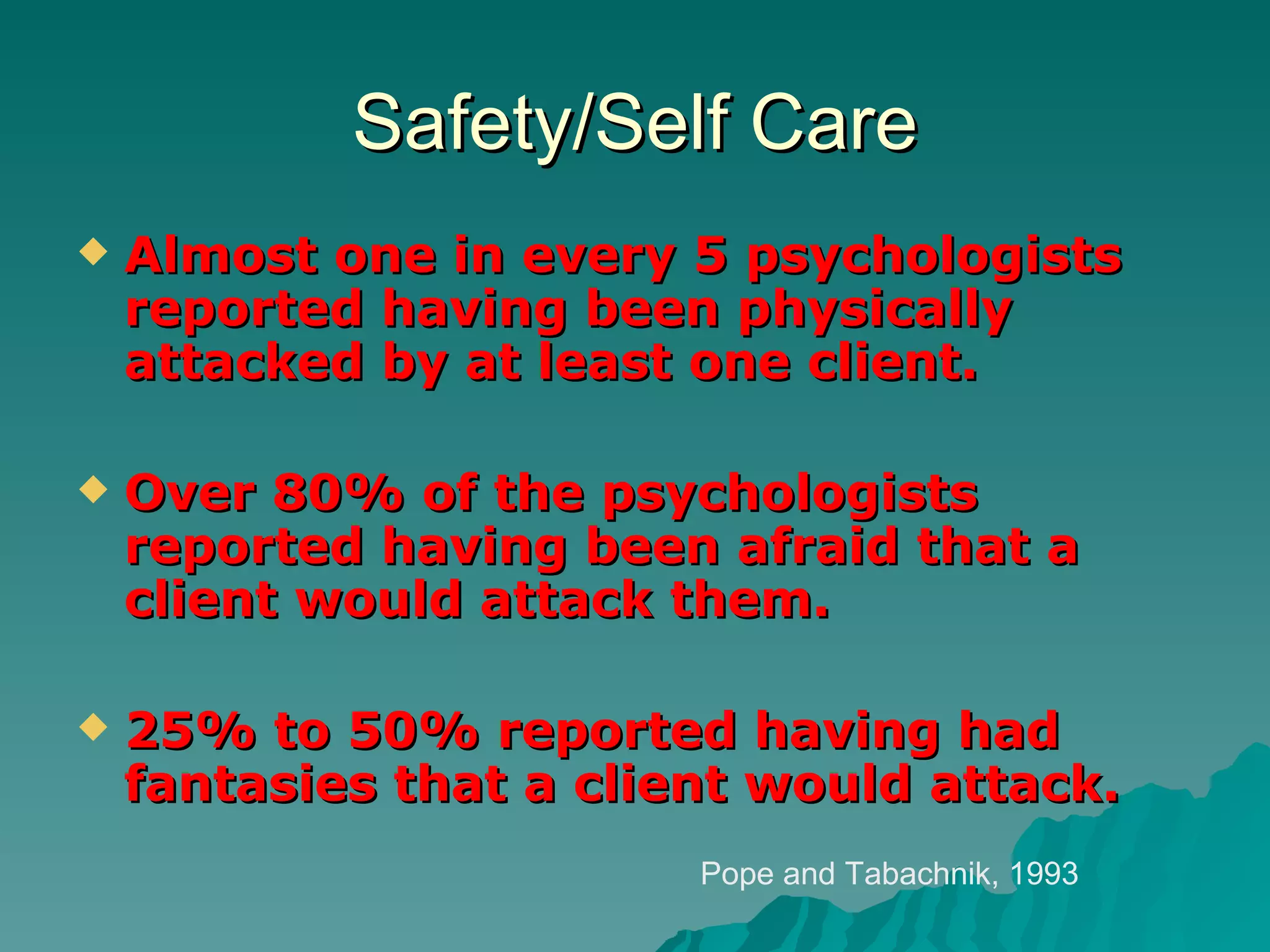 Personal safety and self care | PPT