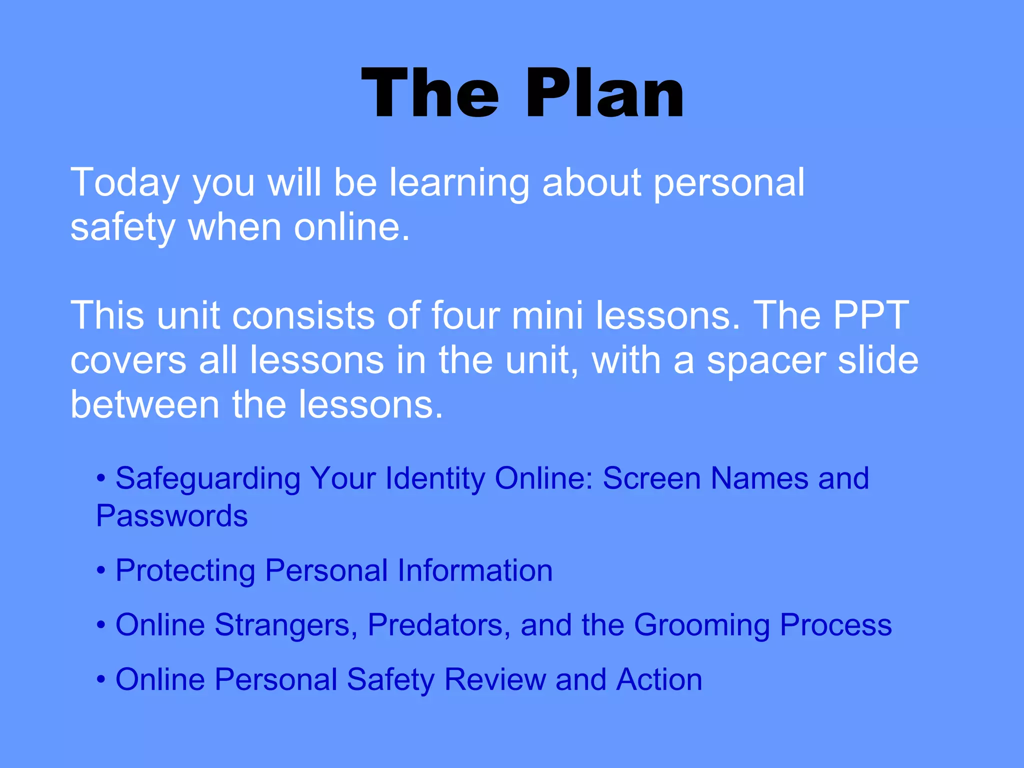 Personal safety gr5 unit ppt | PPT