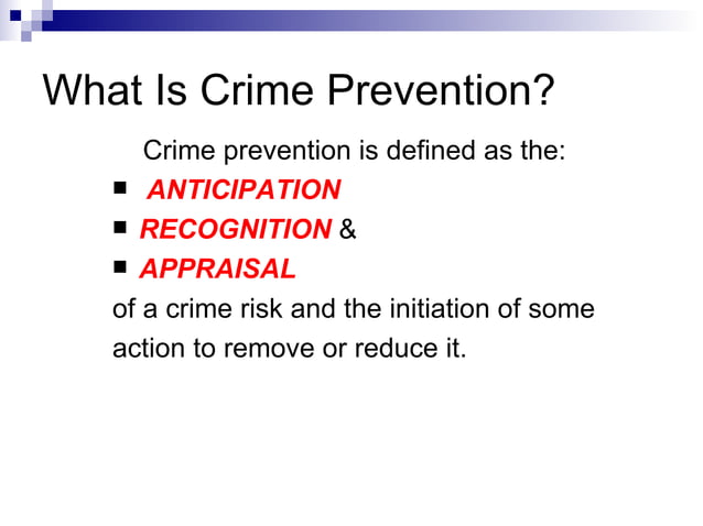 Personal Safety I | PPT