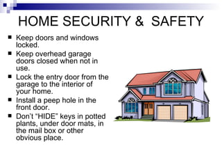 Personal Safety I | PPT | Home Security | Home & Garden