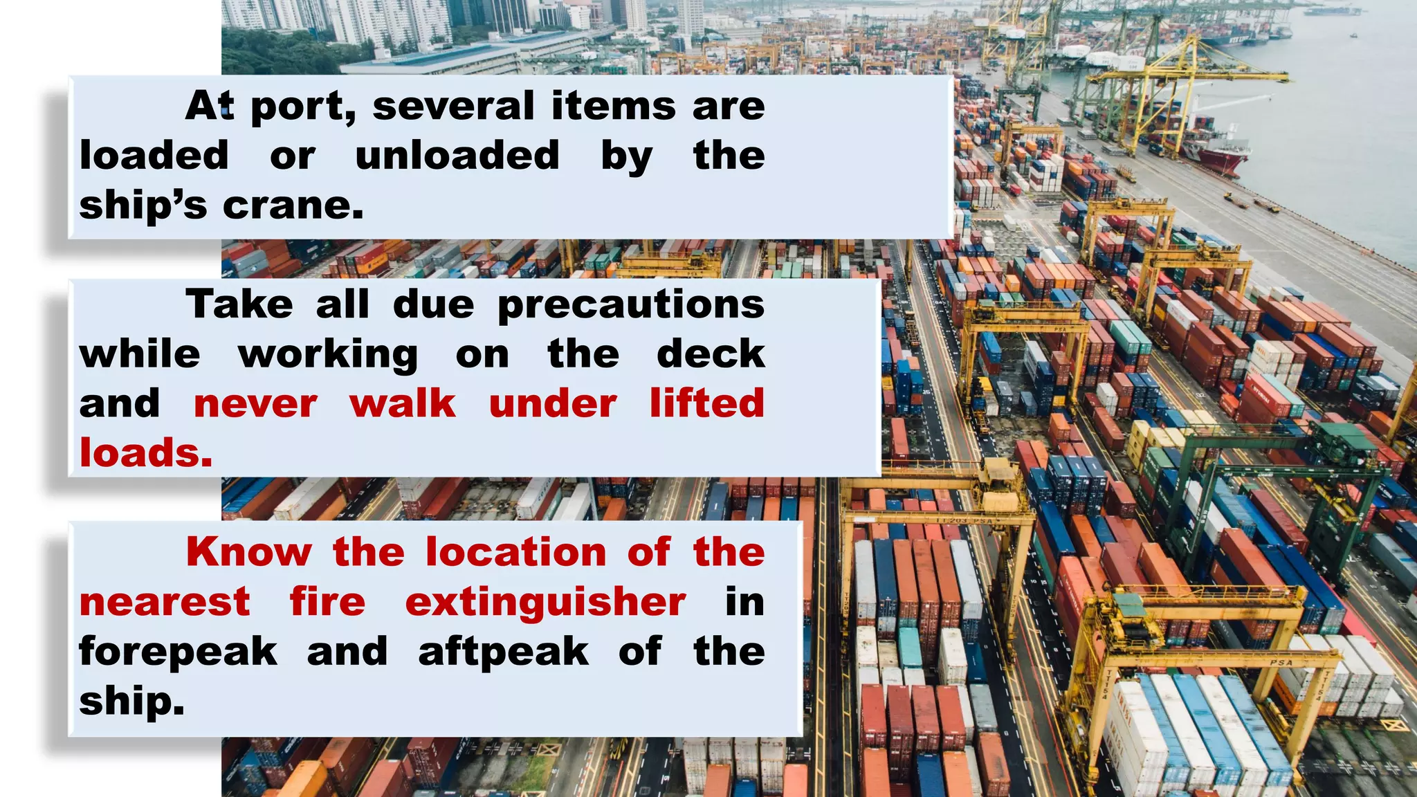 Personal safety on deck | PDF