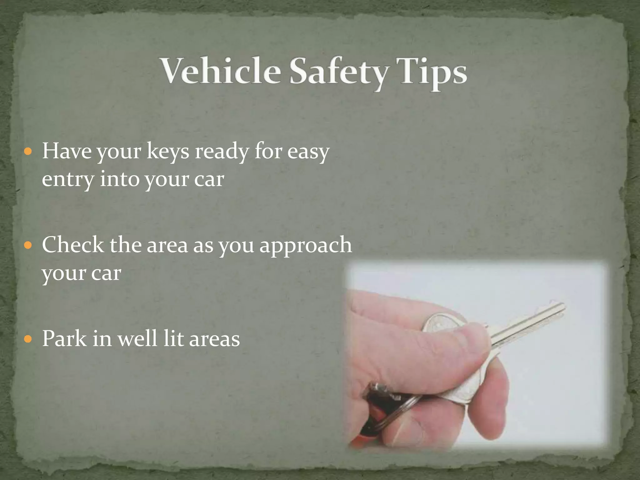 Personal Safety & Awareness | PPTX