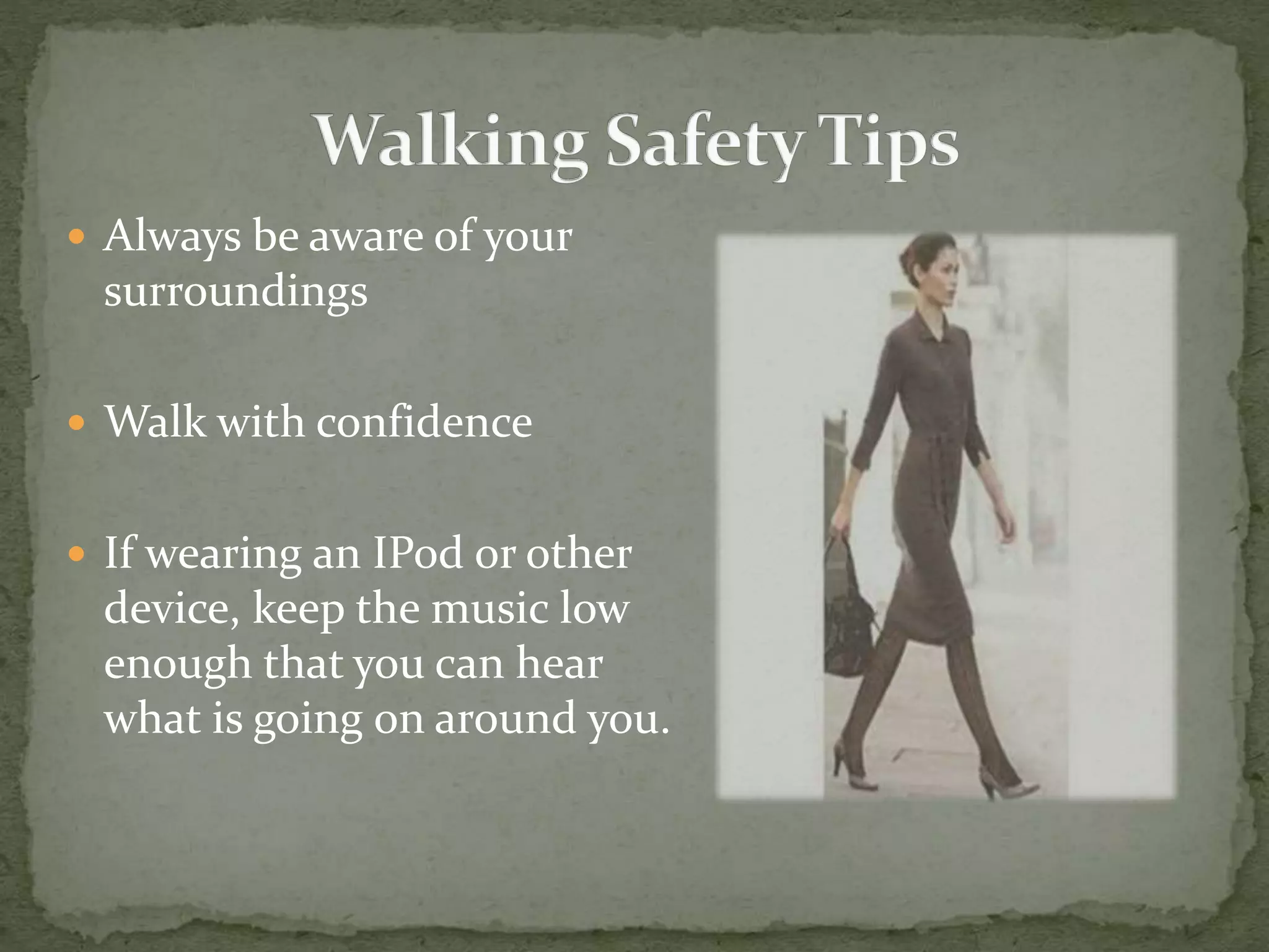 Personal Safety & Awareness | PPTX