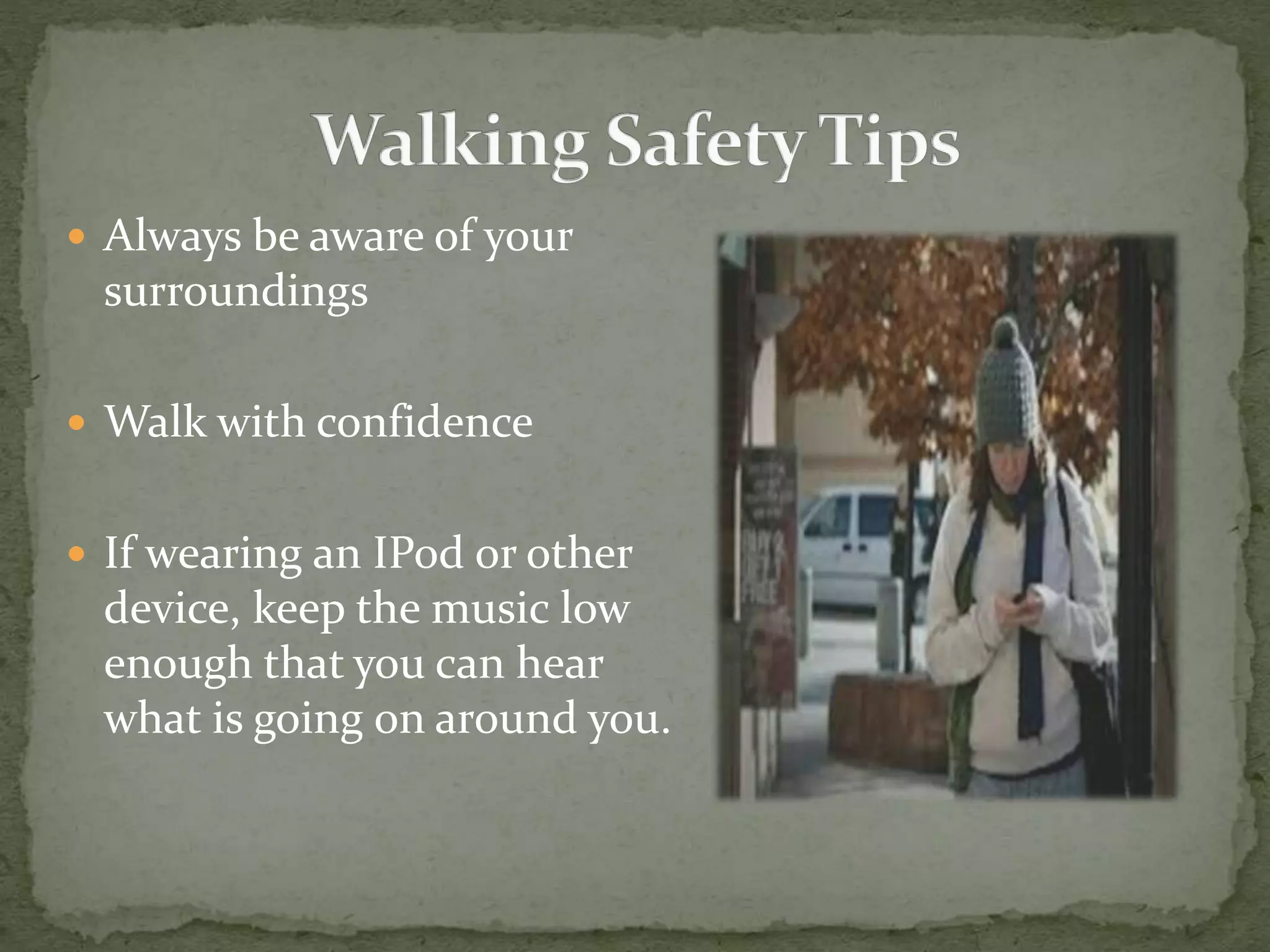 Personal Safety & Awareness | PPTX