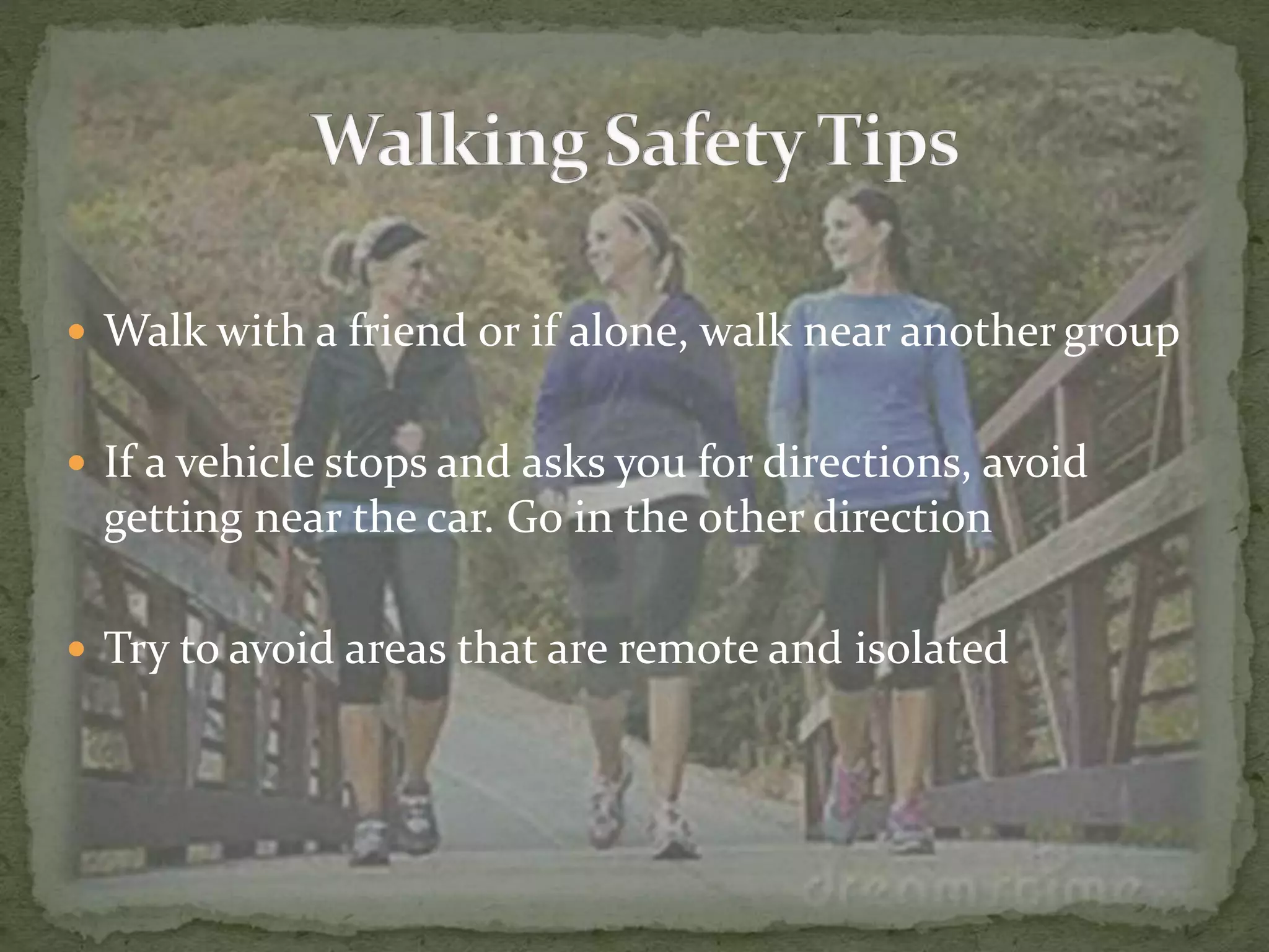 Personal Safety & Awareness | PPTX