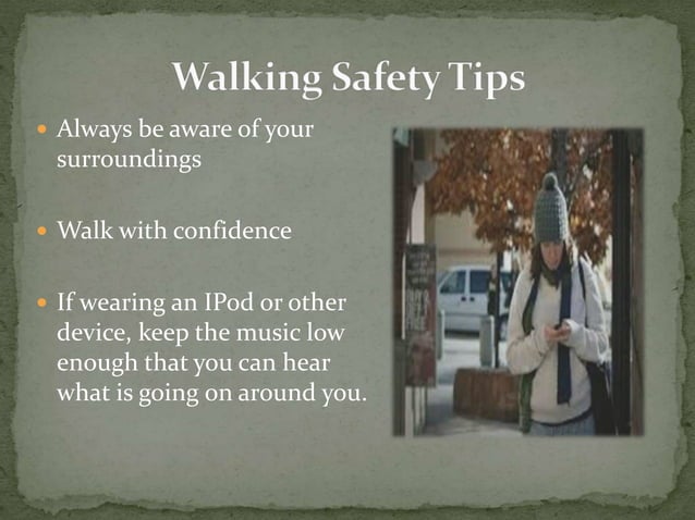 Personal Safety & Awareness | PPTX