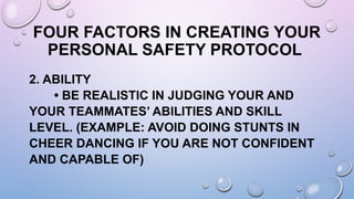 Personal Safety Protocol during Moderate-Vigorous Physical Activities ...