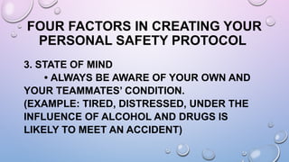 Personal Safety Protocol during Moderate-Vigorous Physical Activities ...