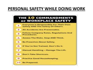 personal safety training.pptx | Indoor Environmental Quality | Home ...