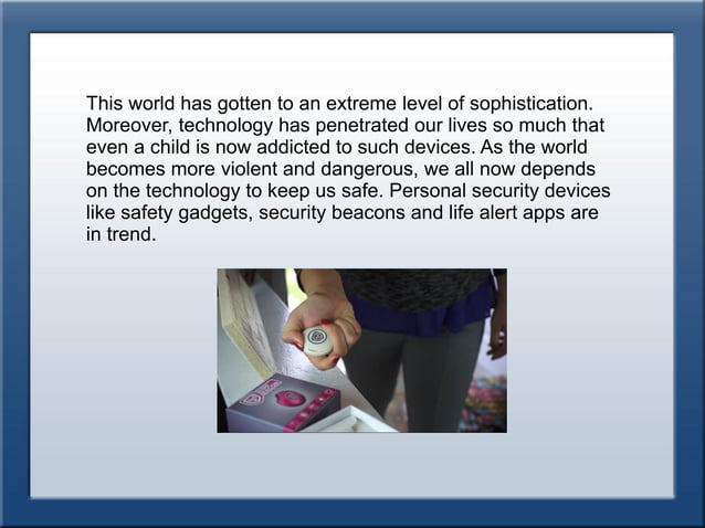 Personal Security Devices | PPT