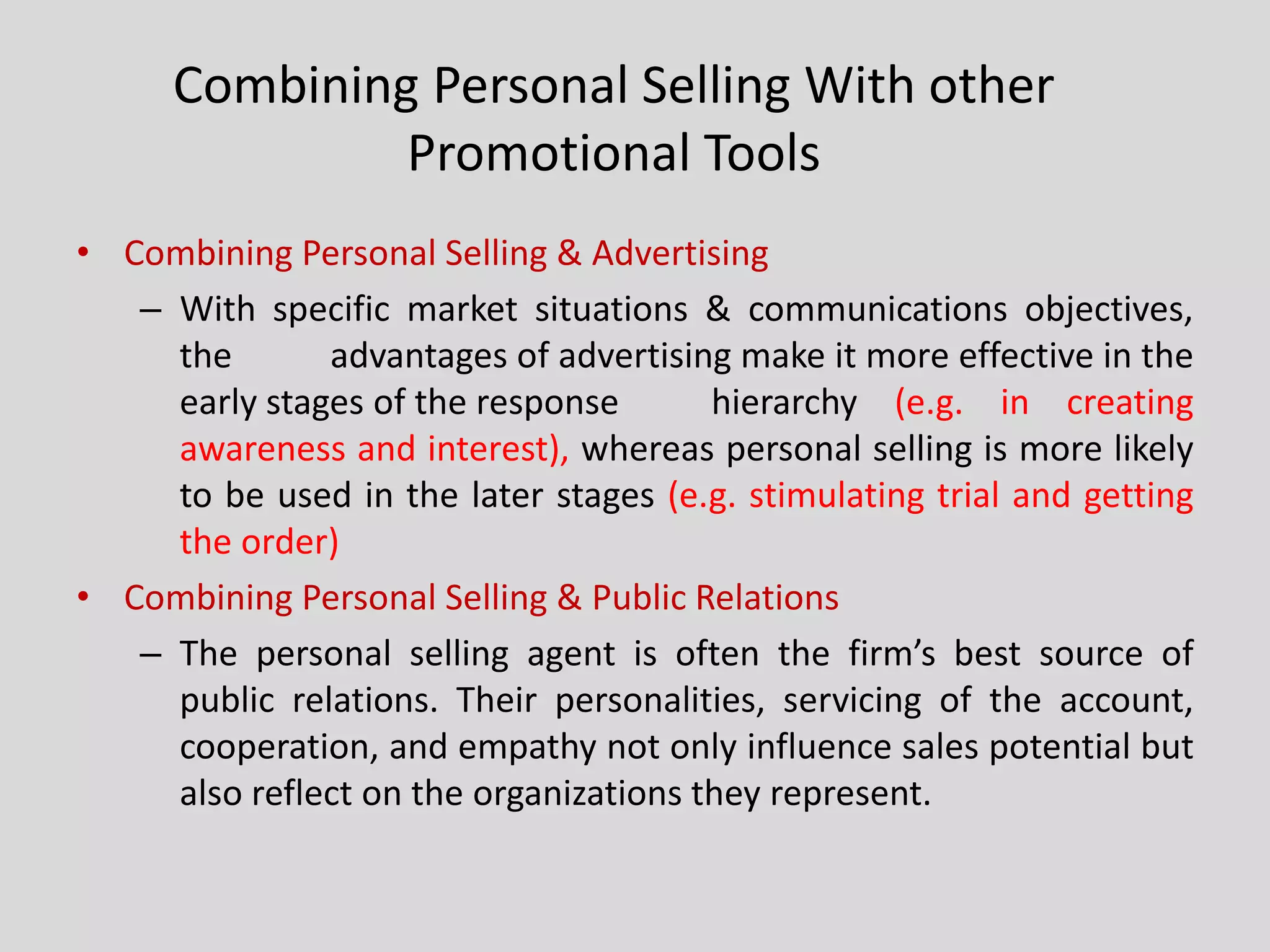 Personal selling | PPTX