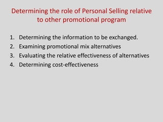 Personal selling | PPTX
