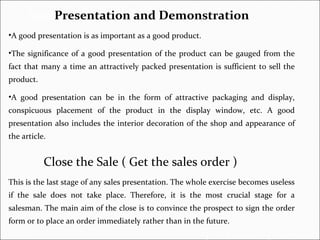 Personal selling | PPT