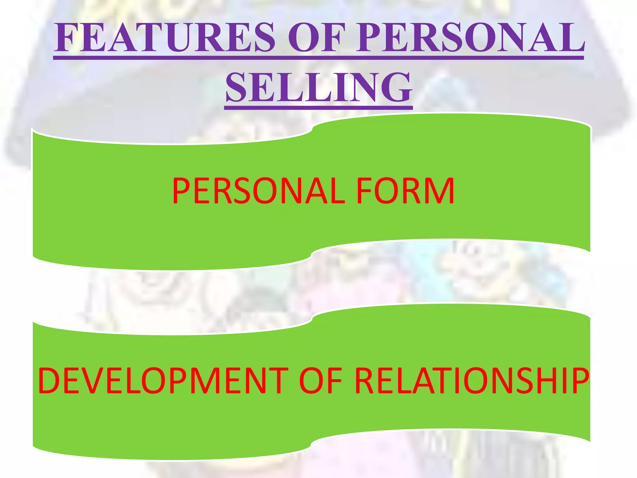 Personal selling | PPTX