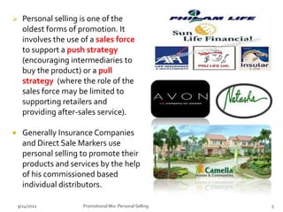 Personal selling byjb | PPTX