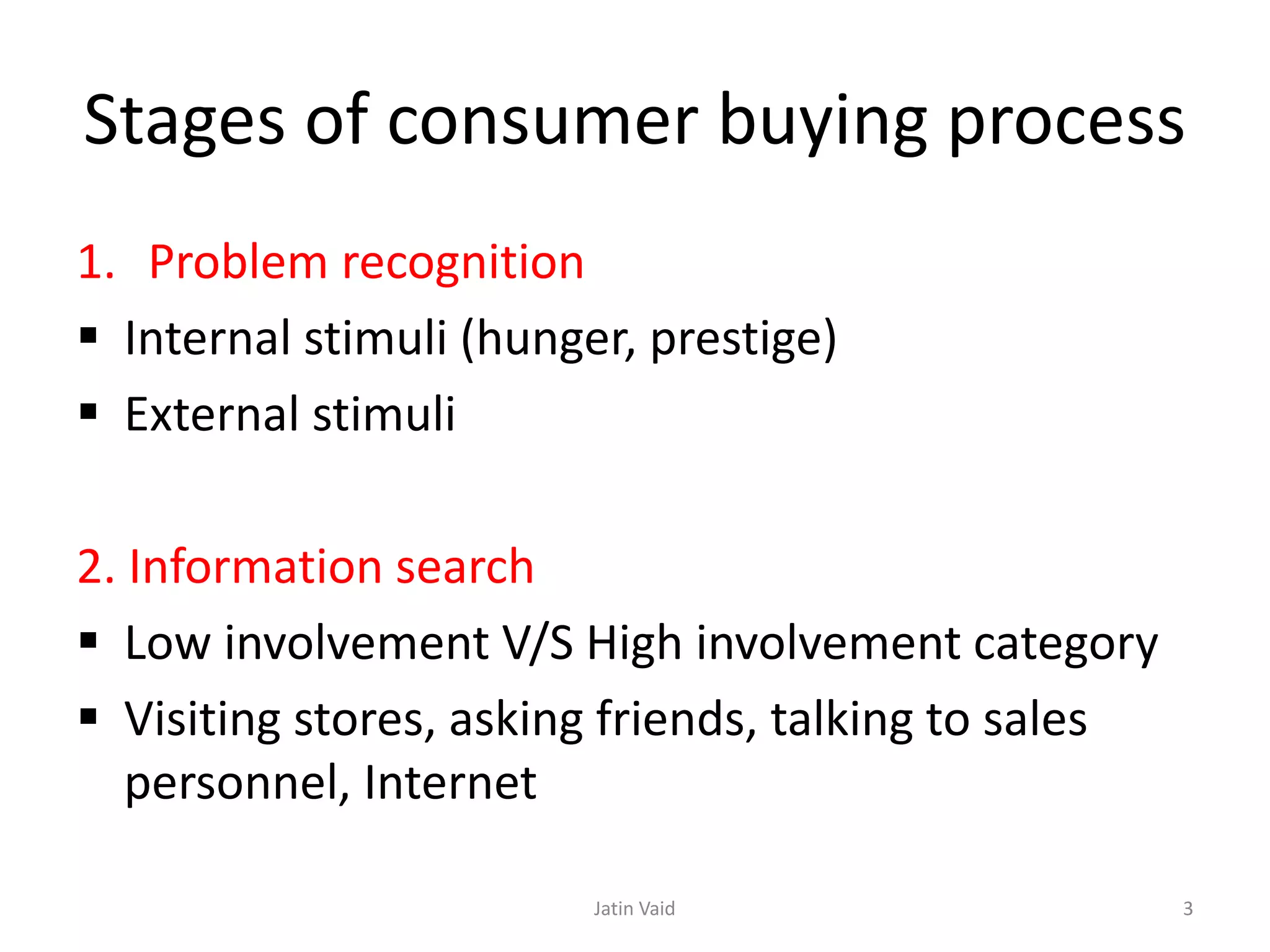 Personal selling process & Consumer Behaviour | PPTX