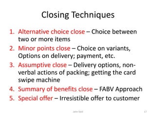 Personal selling process & Consumer Behaviour | PPT