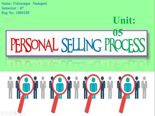 Personal selling process | PPT