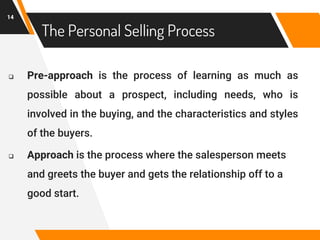 Personal selling & sales promotion, strategic marketing presentation | PPT
