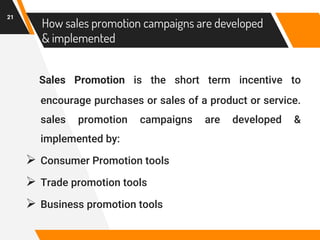 Personal selling & sales promotion, strategic marketing presentation | PPTX