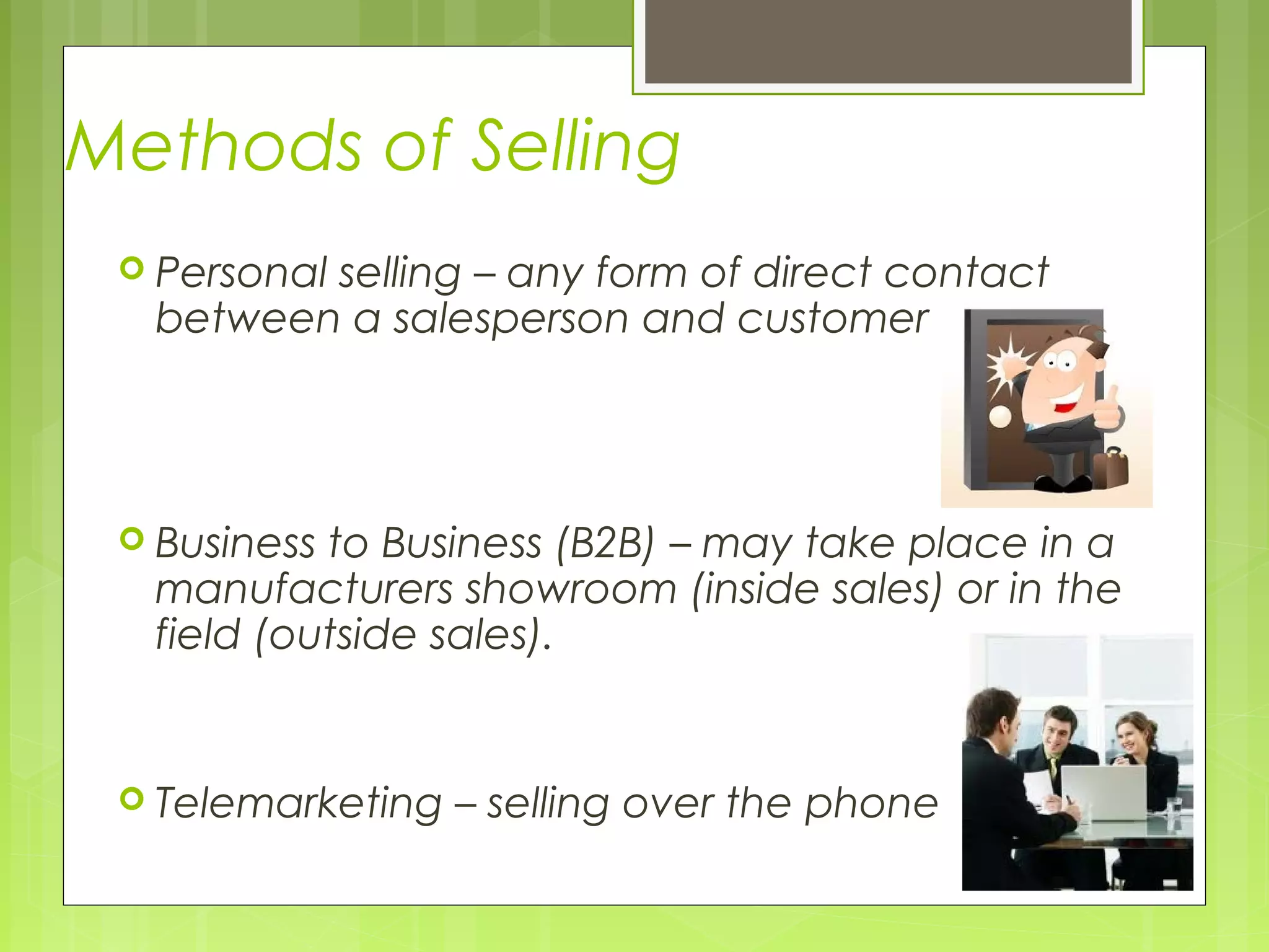 Personal selling skills | PPT