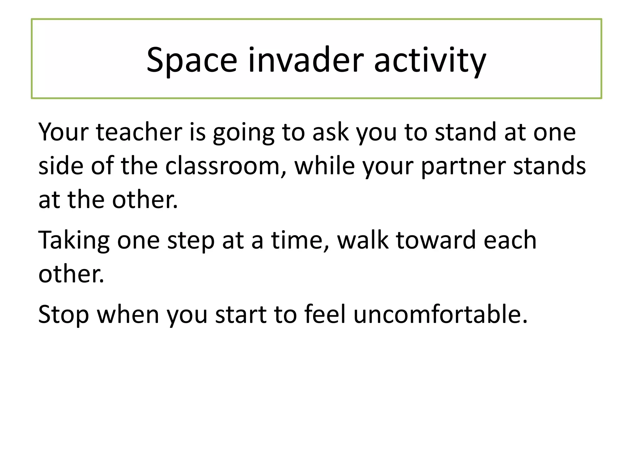 Personal space | PPTX