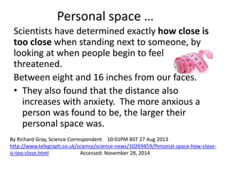 Personal space | PPTX