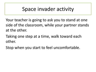 Personal space | PPTX