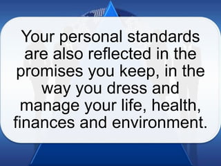 Personal standards | PPTX