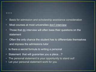 Personal statement | PPTX