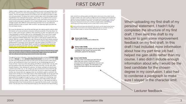 Personal Statement Drafts.pptx