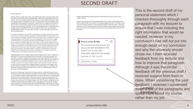 Personal Statement Drafts.pptx