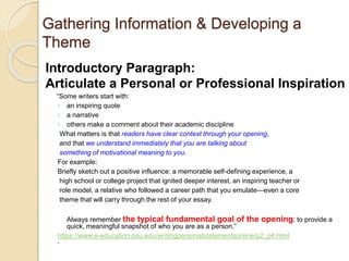 Personal statement feb 2014 | PPT