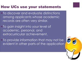 Personal statement presentation | PPTX