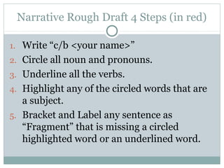 Personal Statement Rough Draft 3 | PPT