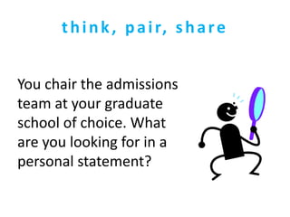 How to Write a Personal Statement for Grad School | PPTX