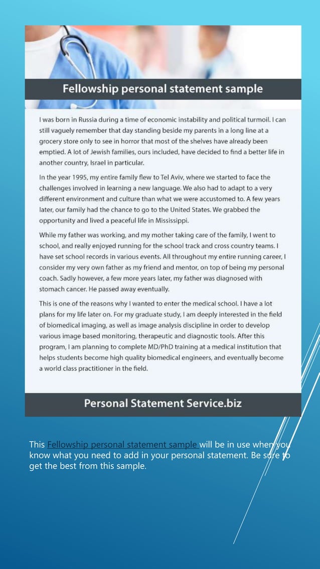 Personal Statement Samples that Guarantee Success | PDF