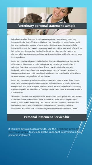 Personal Statement Samples that Guarantee Success | PDF