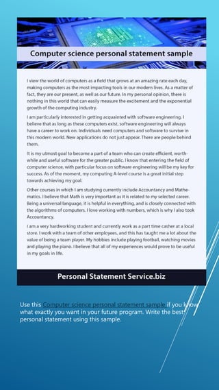 Personal Statement Samples that Guarantee Success | PDF