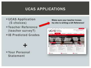 UCAS Personal Statement Workshop 2016 | PPTX