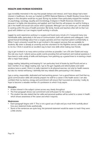 Personal Statement Writing Guide | PDF