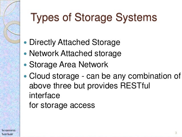 Personal storage to enterprise storage system journey