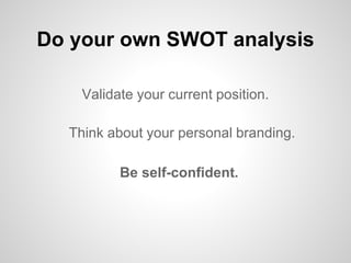 Smart Personal SWOT | PPTX