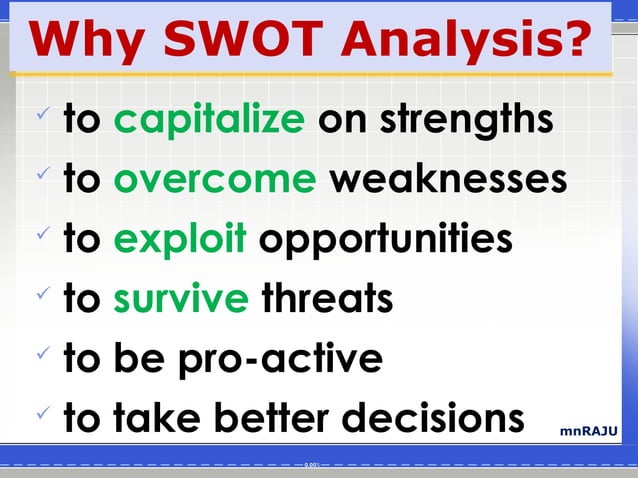 SWOT for Language Teachers | PPT | College Planning | College Education