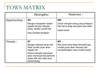 TOWS | PPT