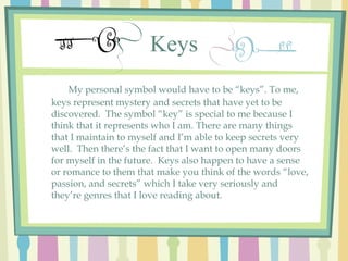 Personal symbol | PPT
