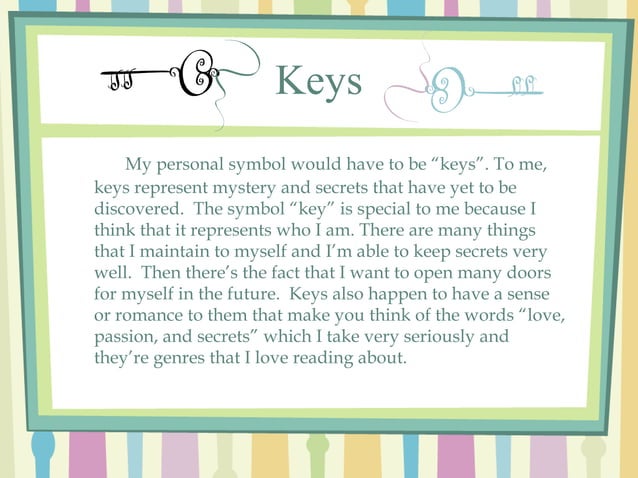 Personal symbol | PPT