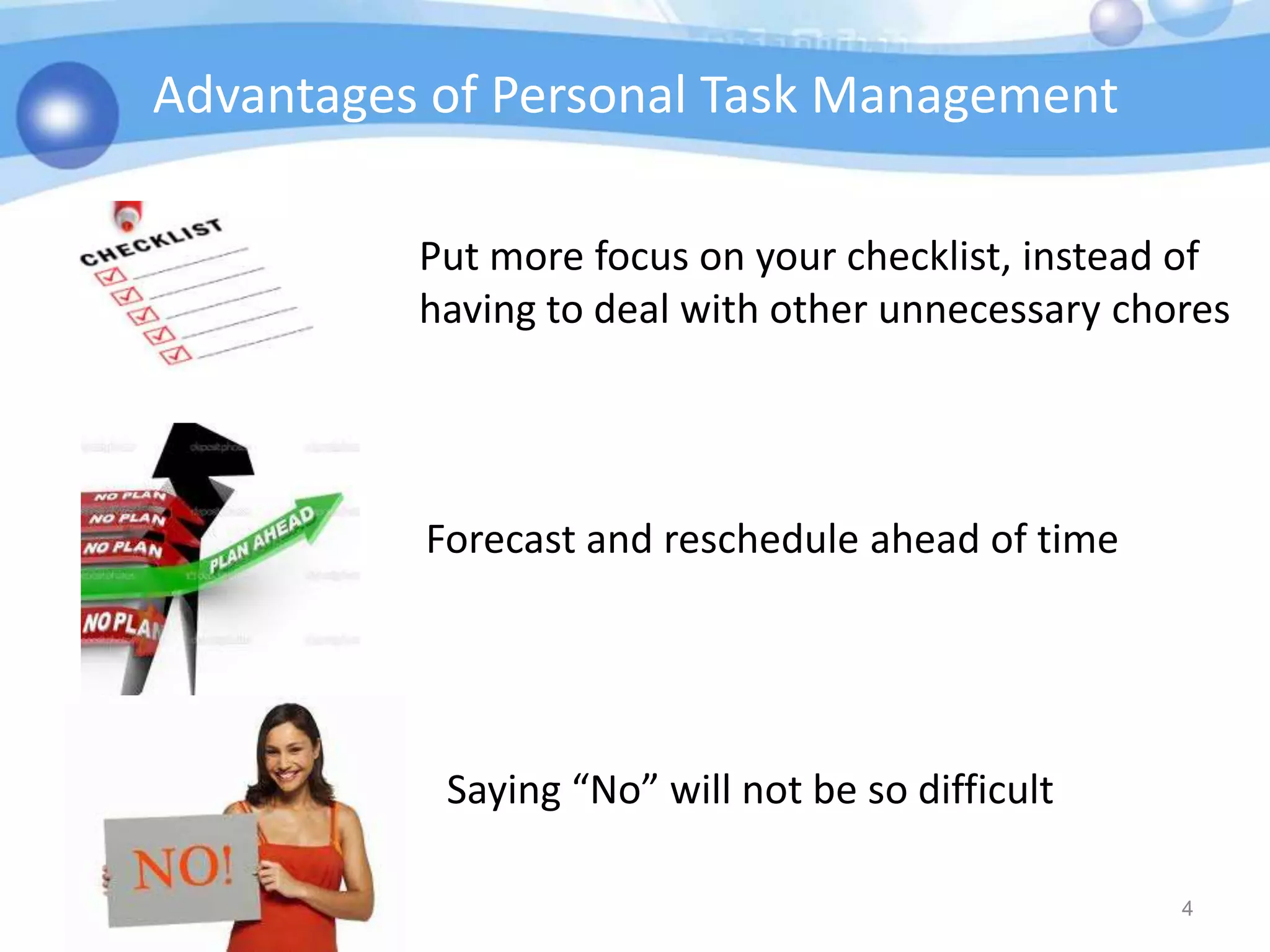 Personal task management | PPTX
