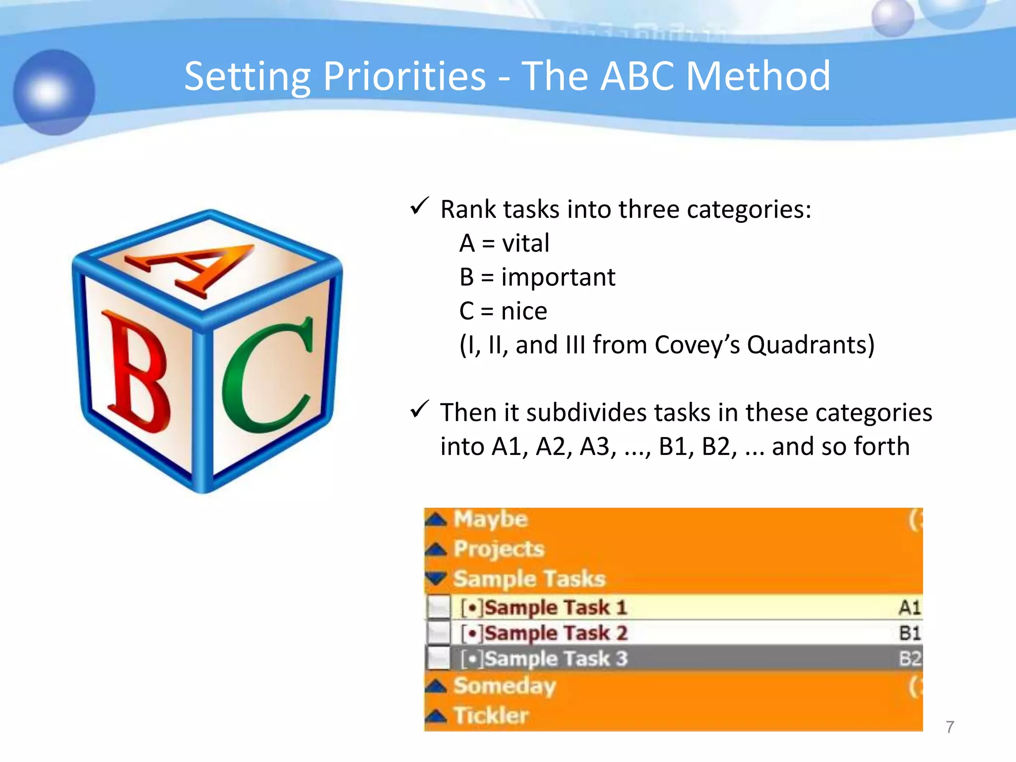 Personal task management | PPTX